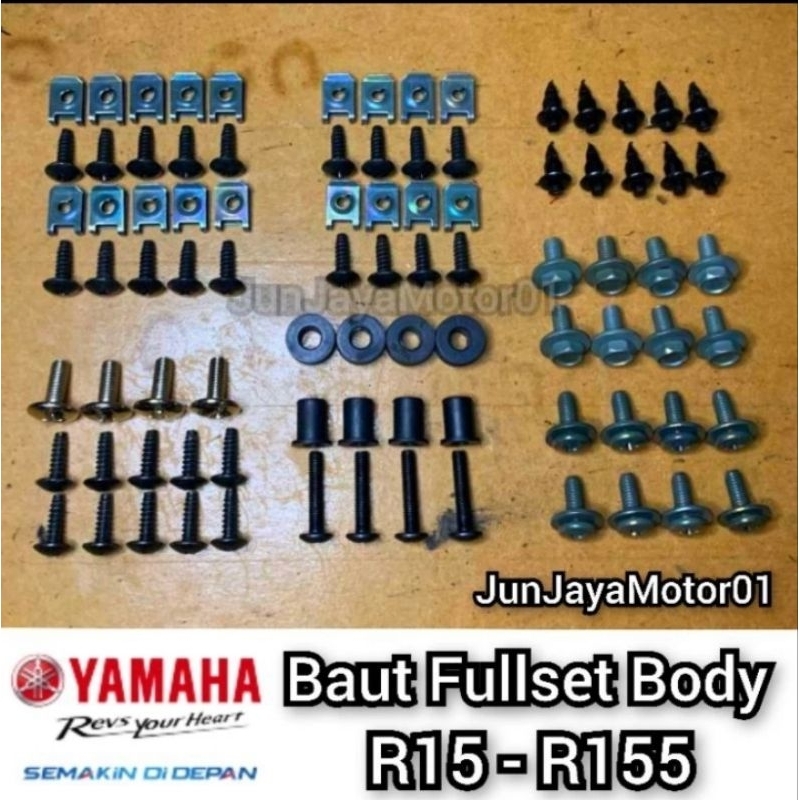 Jual Baut lengkap full set body Yamaha R15/R155 | Shopee Indonesia