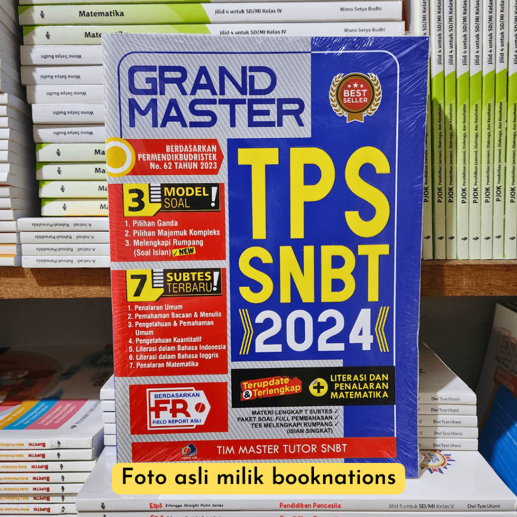 Jual Buku GRAND MASTER SNBT TPS 2024 / buku soal snbt utbk 2024 ...