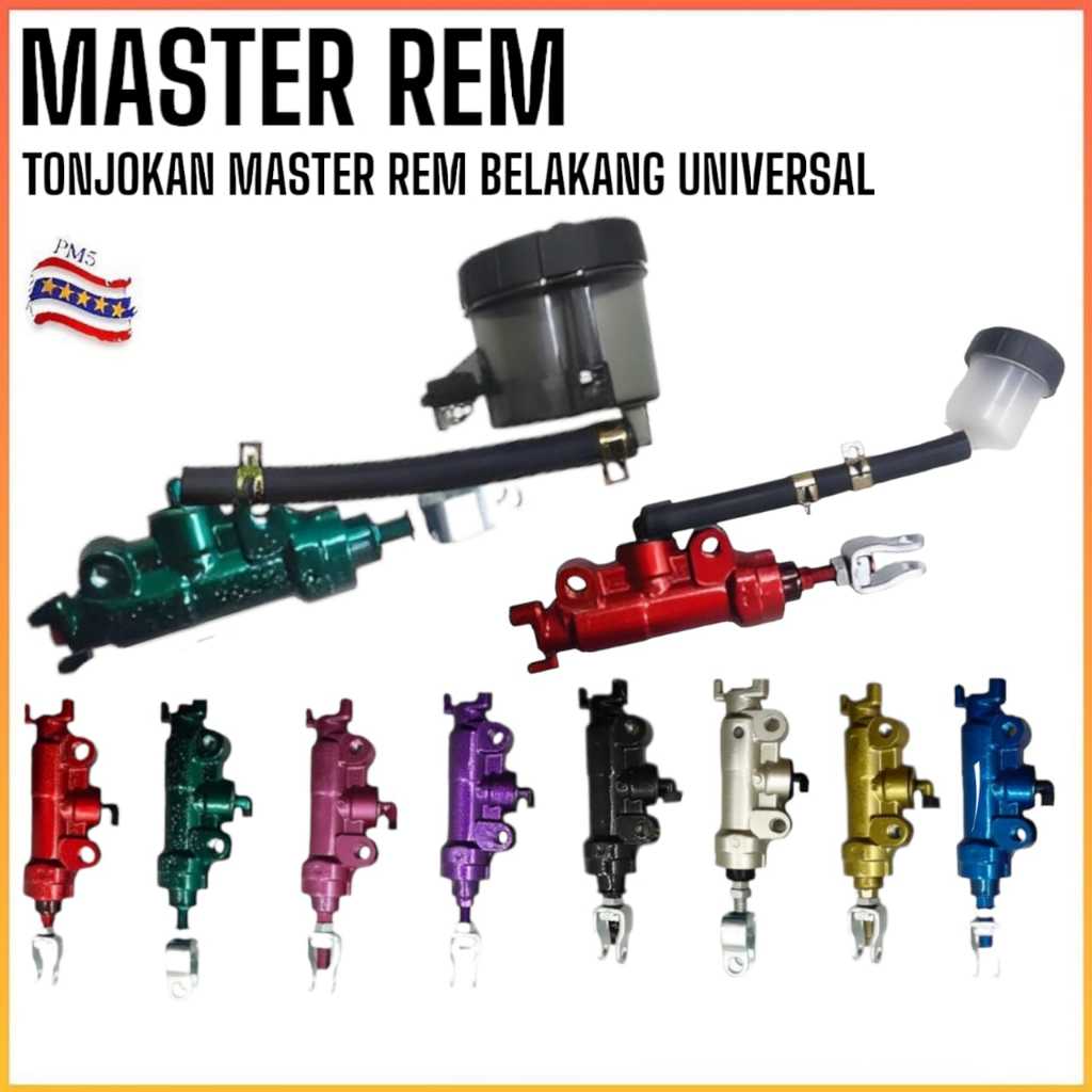 Jual Tonjokan Master Rem DOMINO Master Rem Belakang RCB Universal ...