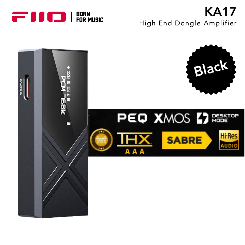 Jual Portable DAC FiiO KA17 / KA-17 / KA 17 High End Dongle Amplifier ...