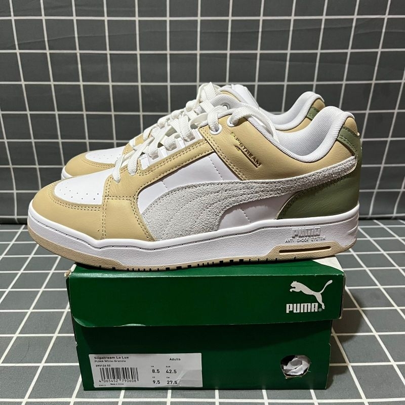Jual Sneakers Puma Slipstream Lo Lux White Brown Men Original BNIB ...