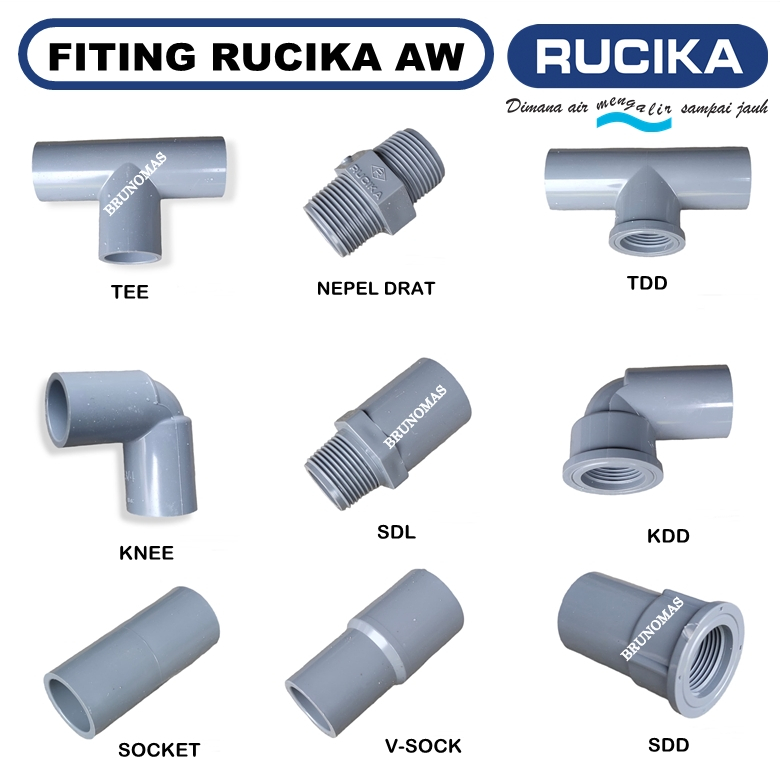 Jual Fiting RUCIKA - Sambungan pipa PVC | Shopee Indonesia