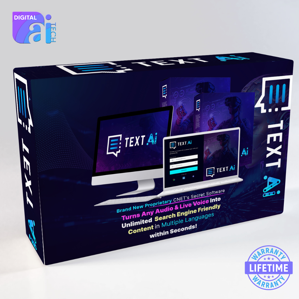 Jual LifeTime - Text Ai - masukkan suara atau audio, dan TextAI akan mengubahnya menjadi teks ...