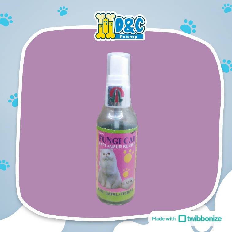 Jual FUNGI CAT 60ML - OBAT SEMPROT ANTI JAMUR KORENG GATAL PADA KUCING ...
