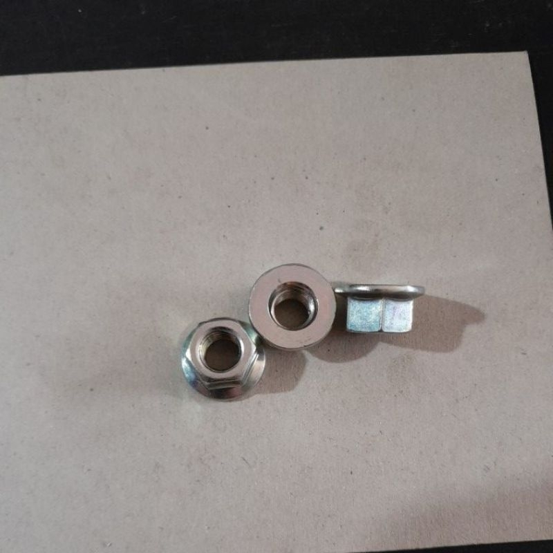 Jual Mur Flange M8 Kunci 12 / mur bibir | Shopee Indonesia