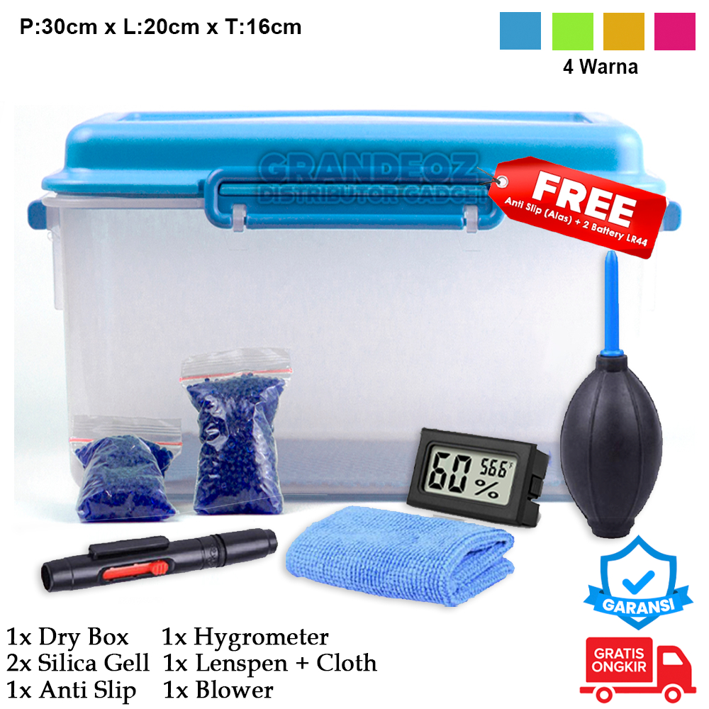 Jual PAKET DRY BOX MEDIUM + CLEANING SET DryBox Kamera Kotak Kering ...