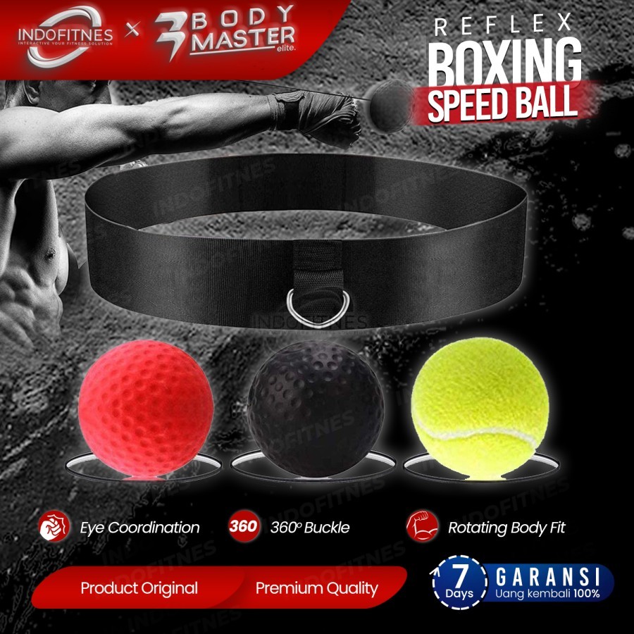 Jual BODYMASTER Boxing Reflex Speed Ball BM-E050 Bola Latihan Tinju ...
