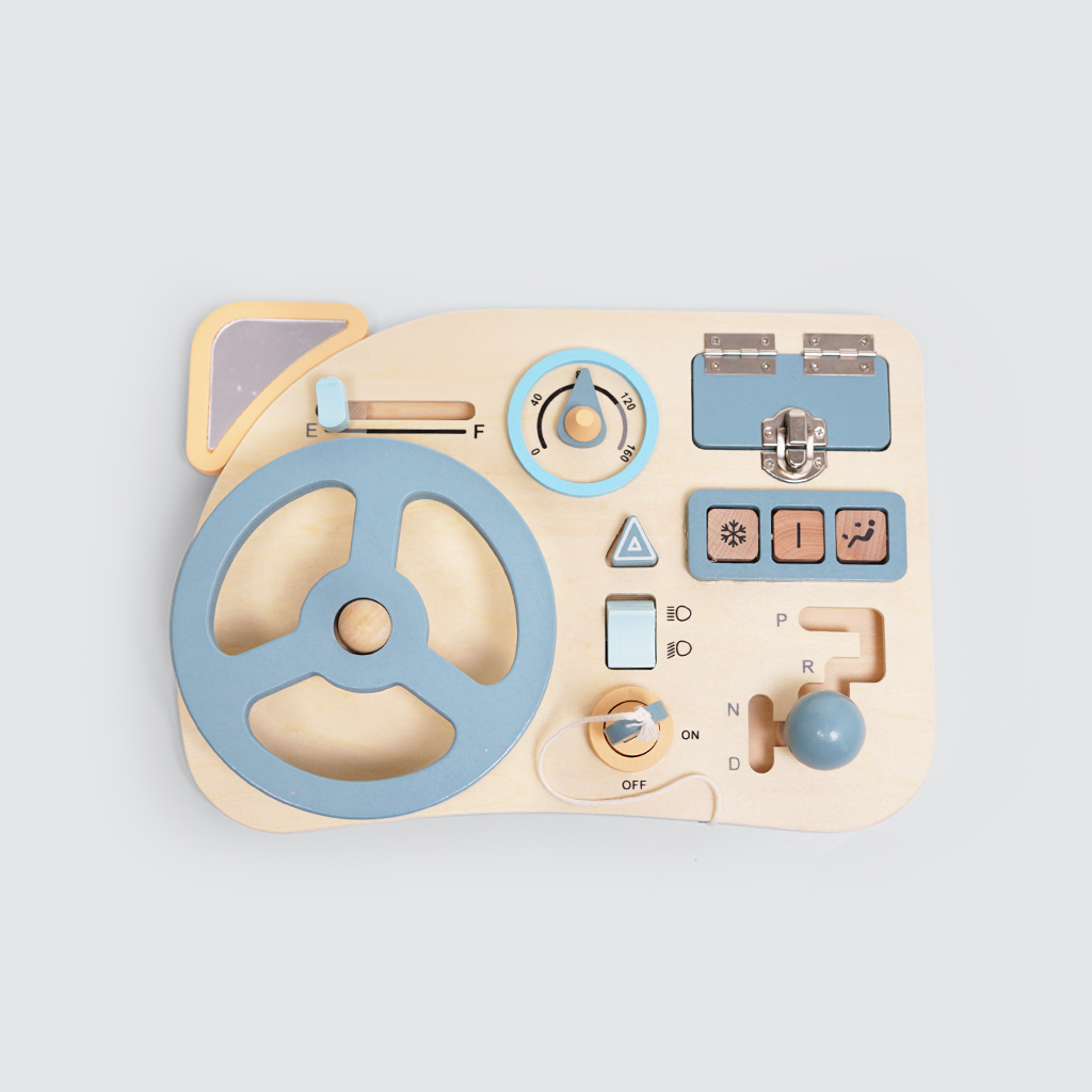 Jual Kiddiposh - Mainan Anak HARU Montessori Car Busy Board Pretend ...