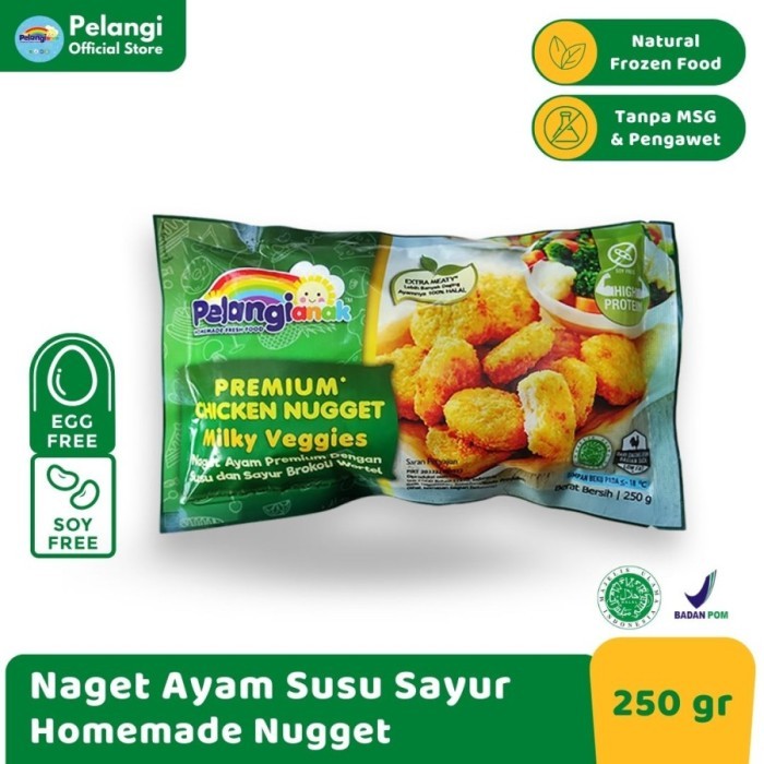 Jual Pelangi Nugget Ayam Milky Veggies Halal Non MSG & Non Pengawet ...