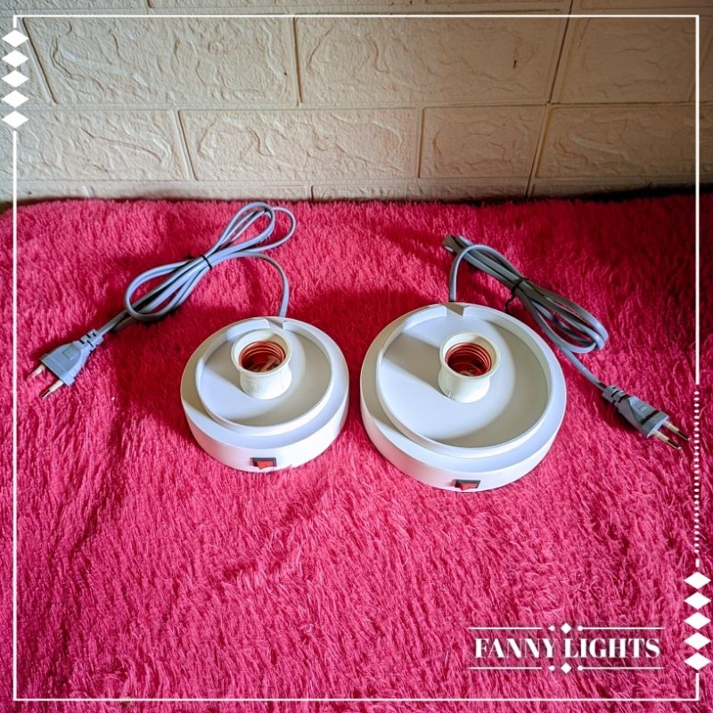 Jual Tatakan / Dudukan lampu hias ukir pvc / Aksesoris lampu pvc ...