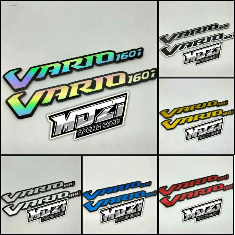 Jual Emblem Vario Logo Vario 160 i Emblem Timbul Vario 160 Akrilic 2mm ...