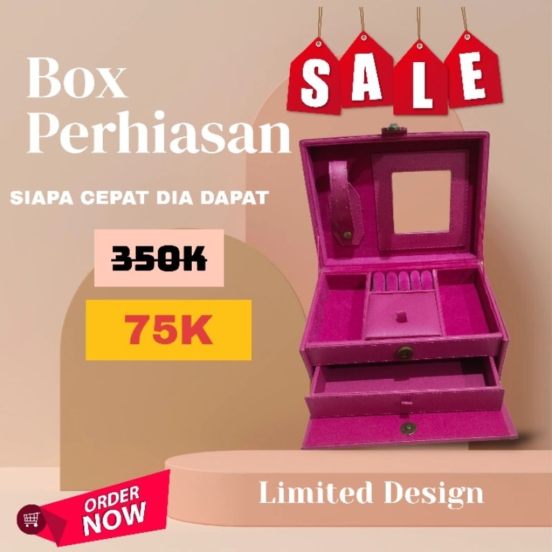 Jual Box Emas Perhiasan Kotak Penyimpan Berlian Mas Antam Handycraft ...