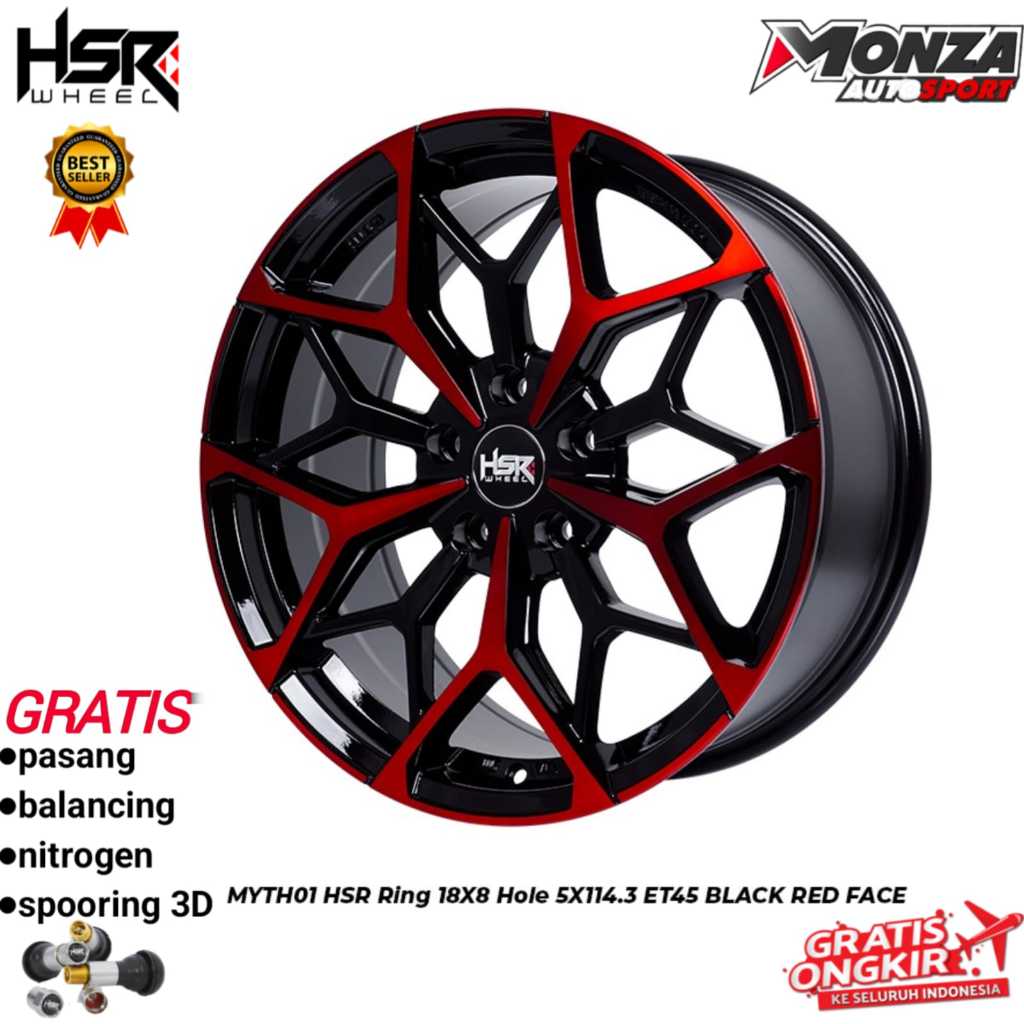 Jual Velg mobil R18 innova,crv,terios,alphard,rush,voxy,civic fd dll hsr myth01 | Shopee Indonesia