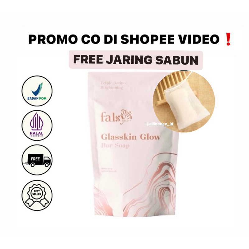 Jual [FREE Jaring Sabun] Glasskin Glow By The Falsya Beauty Glasskin ...