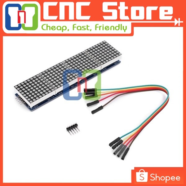 Jual [DSP-0039] 4in1 Dot Matrix Display 32x8 X4 Max7219 Running text ...