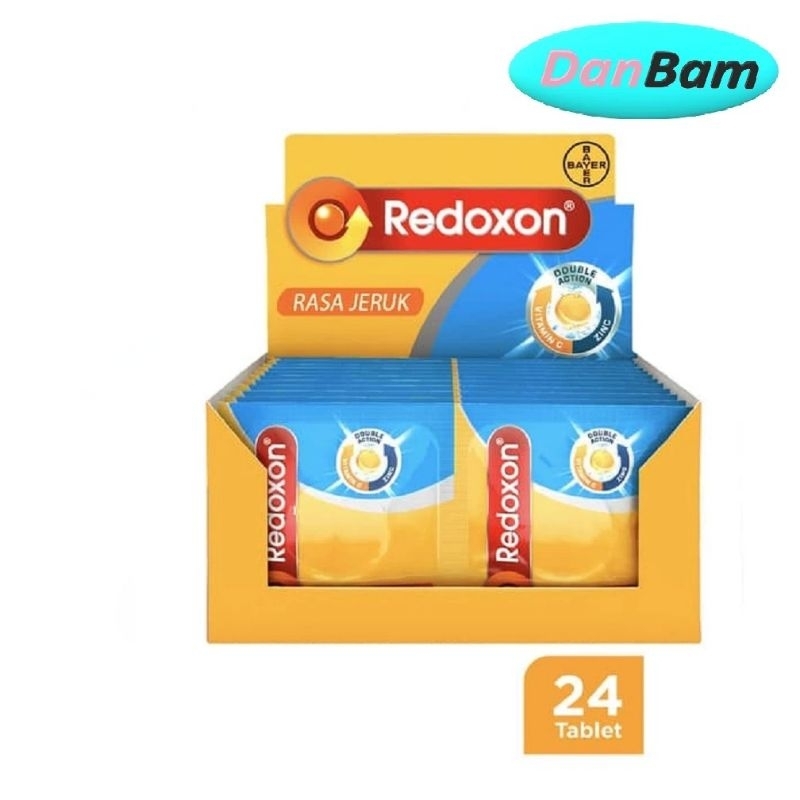Jual Redoxon Strip Sachet Isi 24 tablet 12 Strip 1 Box | Shopee Indonesia