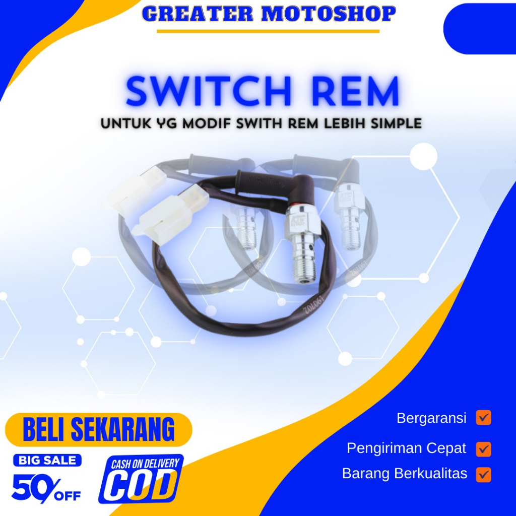 Jual switch rem kopling hidrolik model baut banjo universal master rem ...