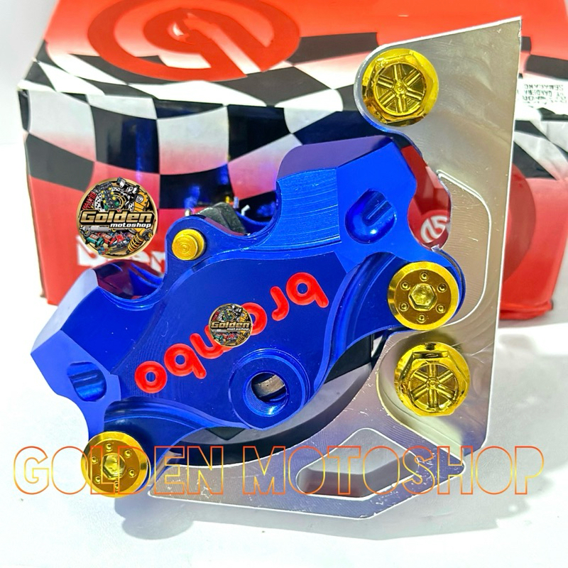 Jual Paket Kaliper 2 piston + Breket Kaliper Depan Nmax old/new pemakaian disc standar | Shopee ...
