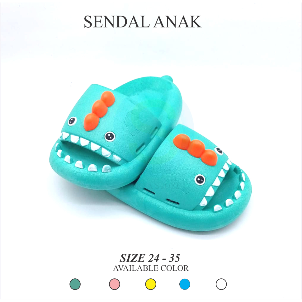 Jual SENDAL ANAK MOTIF IKAN IMPORT JELLY / SENDAL ANAK LAKI LAKI DAN ...