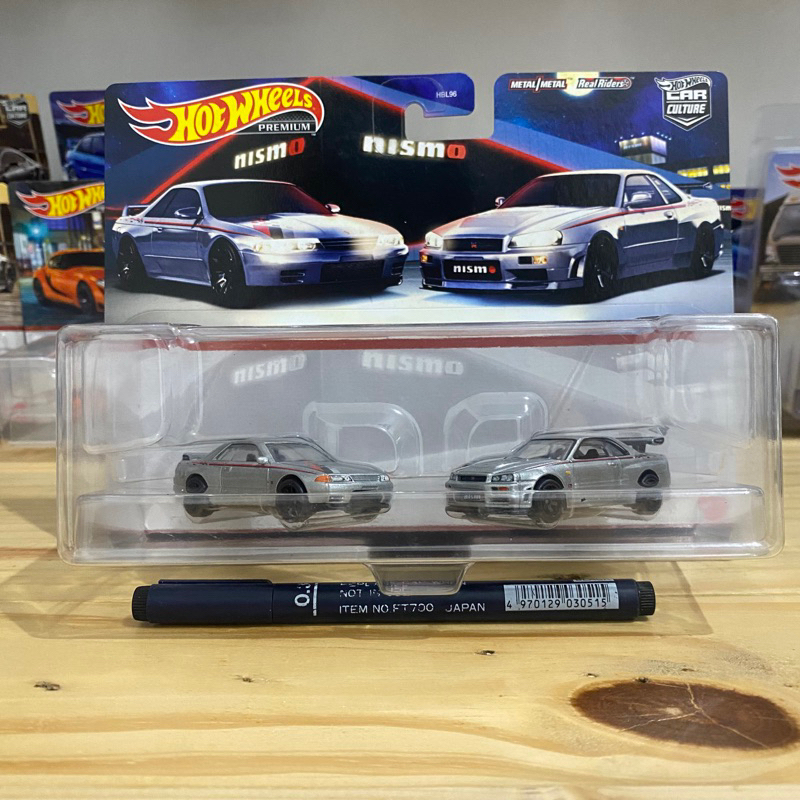 Jual Hotwheels Nissan Skyline GT-R BNR34 R34 R32 Nismo Two Pack ...
