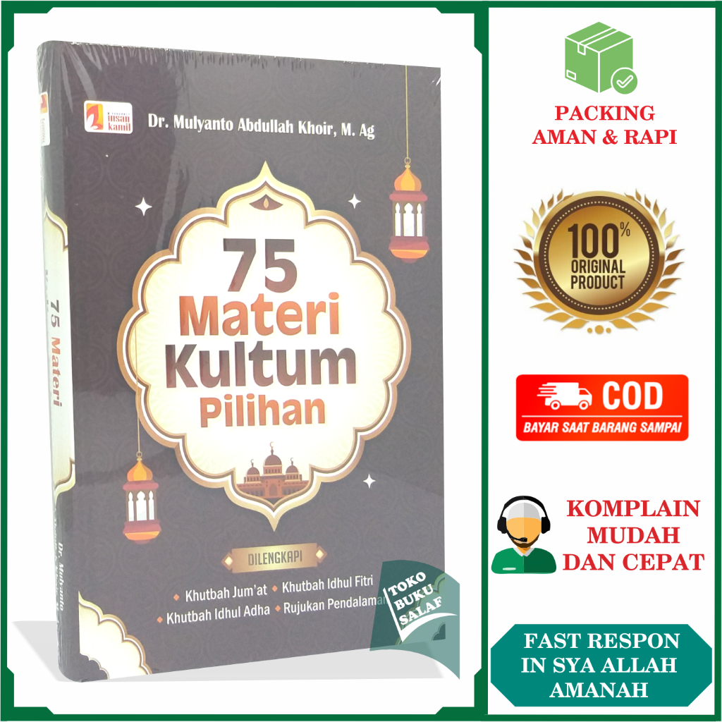 Jual 75 Materi Kultum Pilihan Dilengkapi Khutbah Jum'at Khutbah Idhul ... Jual 75 Materi Kultum Pilihan Dilengkapi Khutbah Jum'at Khutbah Idhul ...