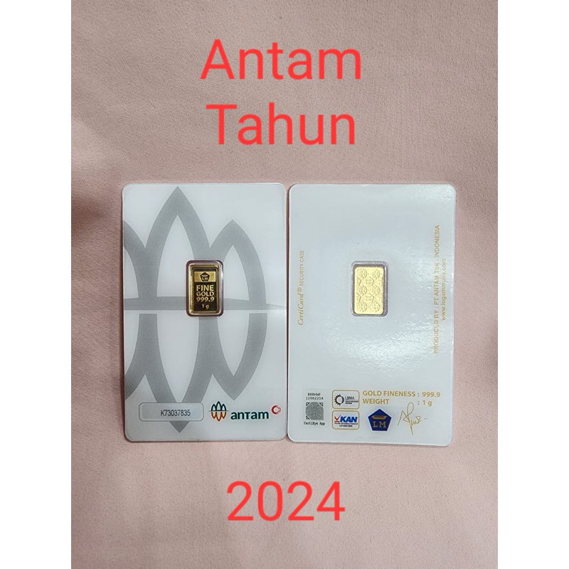 Jual Logam Mulia 1 Gram Antam Tahun 2024 | Shopee Indonesia