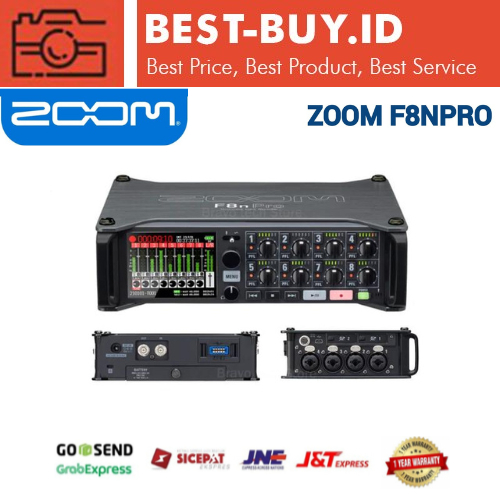 Jual Zoom F8N Pro MultiTrack Field Recorder With Mixer Audio 8-Input | Shopee Indonesia