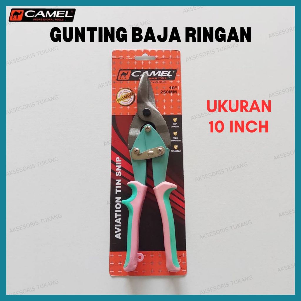 Jual Camel Gunting Hollow Holo 10" Inch / Gunting Baja Ringan Seng ...