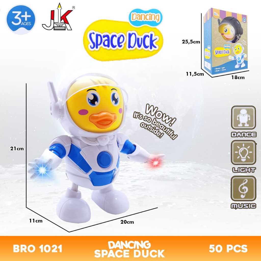 Jual NEW MAINAN ANAK ASTRONOT BEBEK DANCING SPACE DUCK BRO 1021 ...