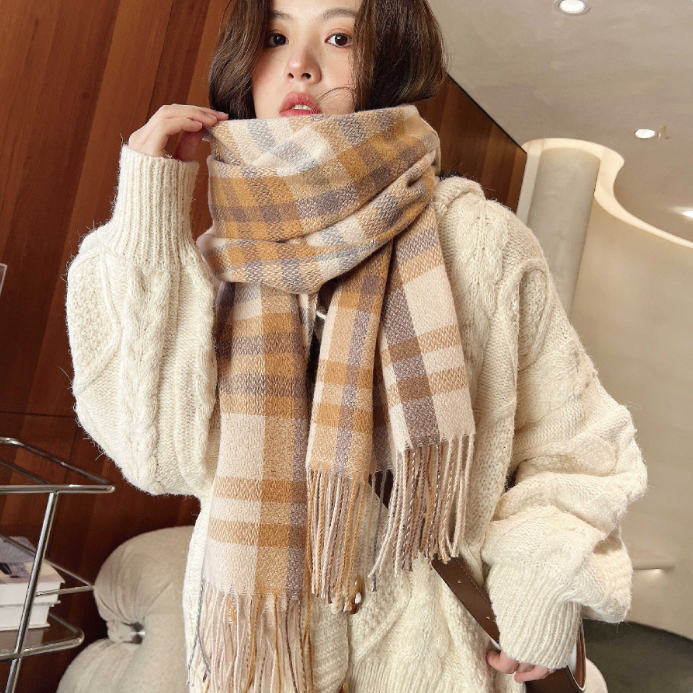 Jual Syal Winter Musim Dingin Korea Scarf Wool Cashmere Immitation ...