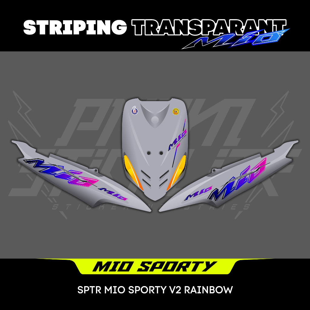 Jual Striping Transparan Mio Sporty Urban / Striping Mio Sporty / Mio ...