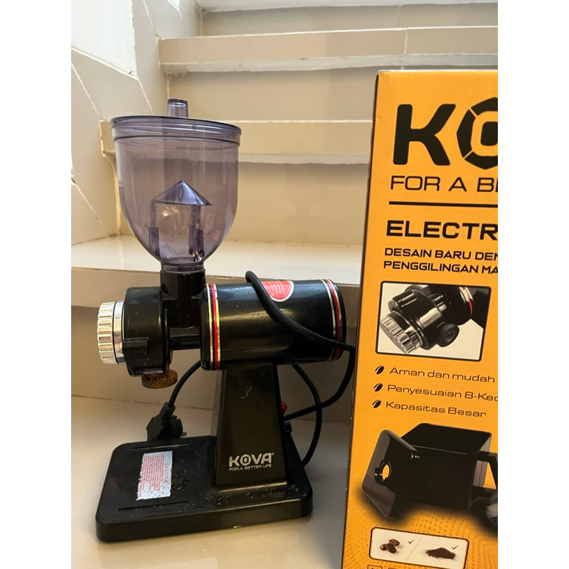 Jual Mesin giling biji kopi KOVA grinder elektrik N600 anti bean jump ...