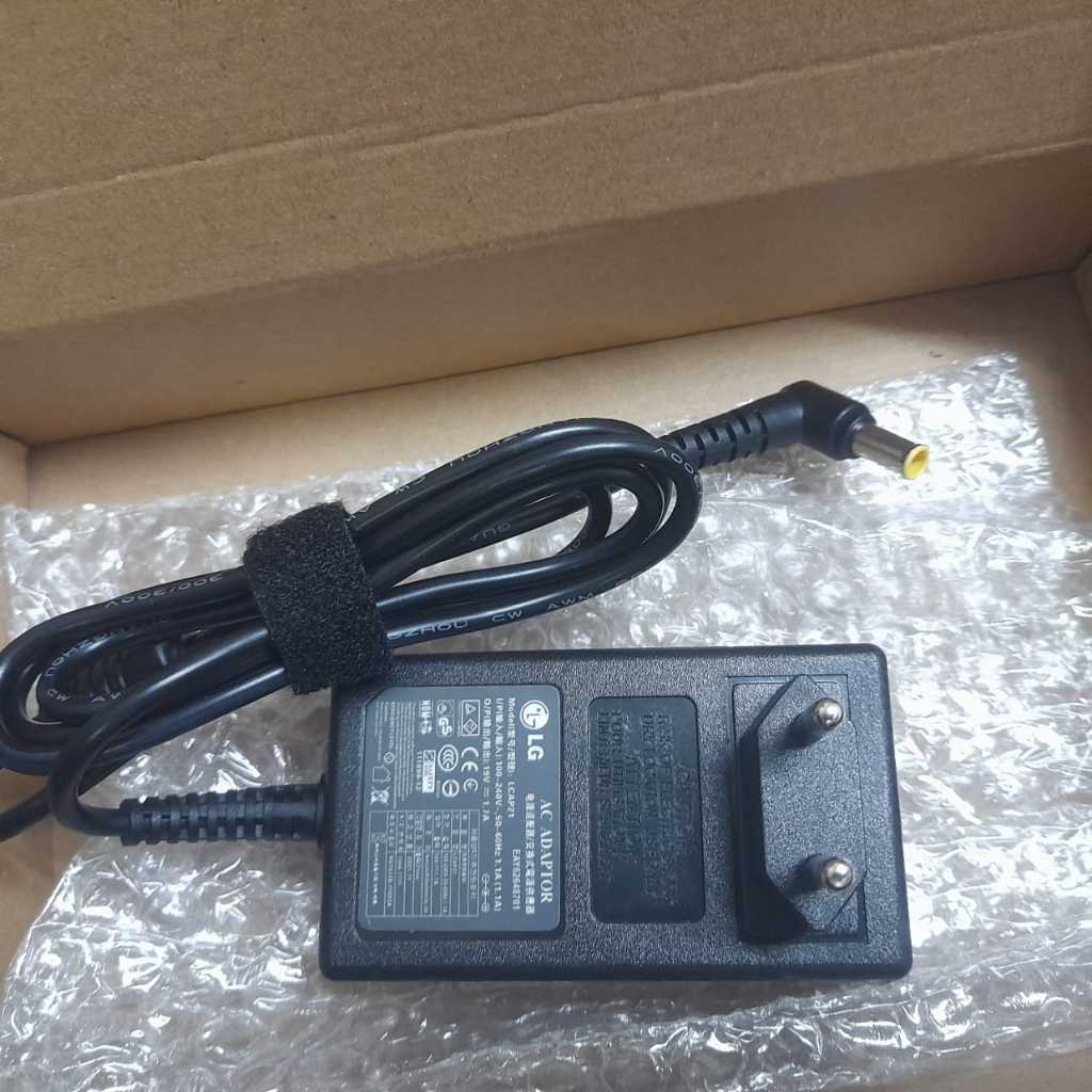 Jual Adaptor Switching Power Supply LG Monitor 19V - 0.84A ORIGINAL ...