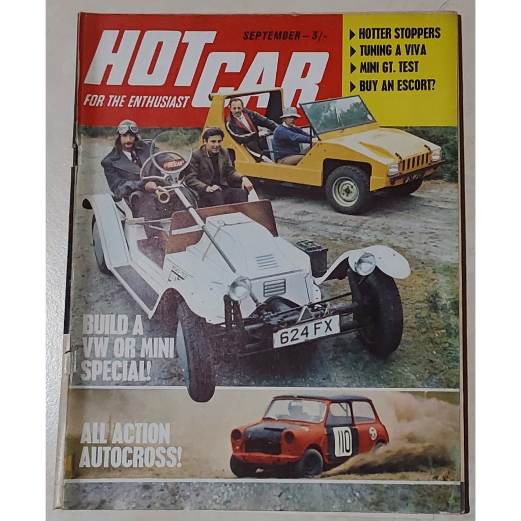 Jual VERY RARE - Hot Car Magazine September 1970, (English/buku bahasa ...