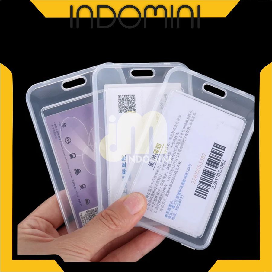 Jual INDOMINI FRAME BOX / card holder transparan box tutup / casing ...