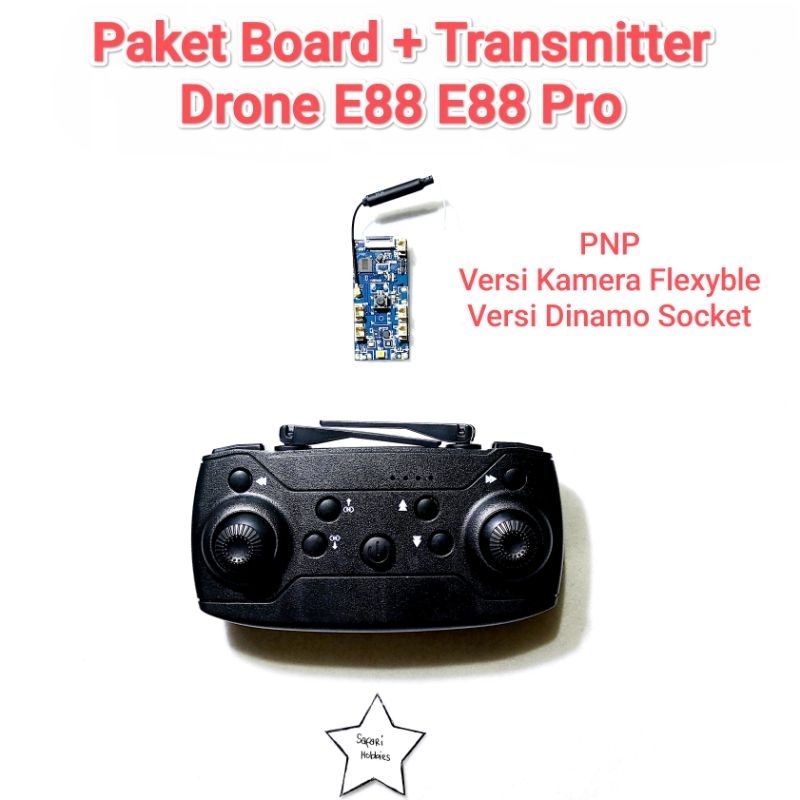 Jual Paket Transmitter + Board Receiver Drone E88 E88 Pro (Versi Socket ...