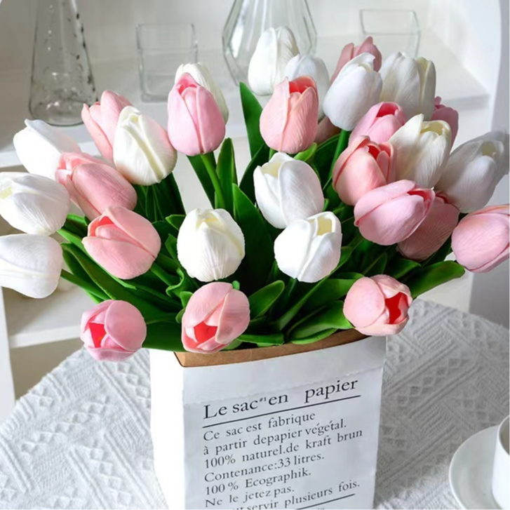 Jual [1 Tangkai] Bunga Tulip Latex Import Artificial Warna Warni Bunga ...