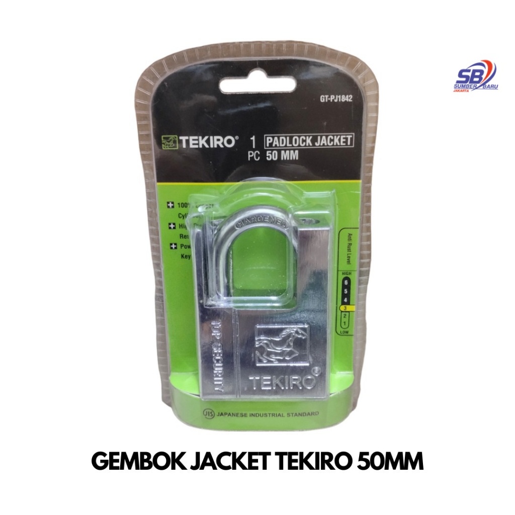 Jual Gembok 50 mm Anti Gunting Maling Model Jaket / Uncuttable Jacket ...