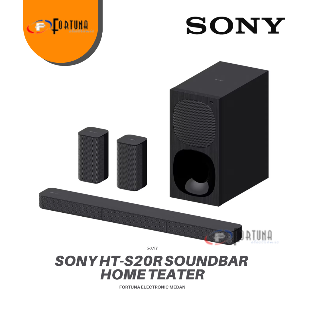 Jual SONY HTS20R SOUNDBAR SPEAKER WIRELESS SOUNDBAR 5.1CH 400W HT S20R ...