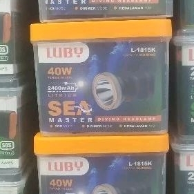 Jual senter kepala selam Luby L1815K 40watt cahaya kuning L1815 K L ...