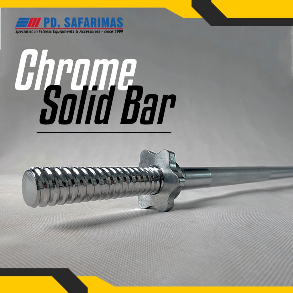 Jual Solid Bar Chromed Olympic Merk Deltagym | Shopee Indonesia