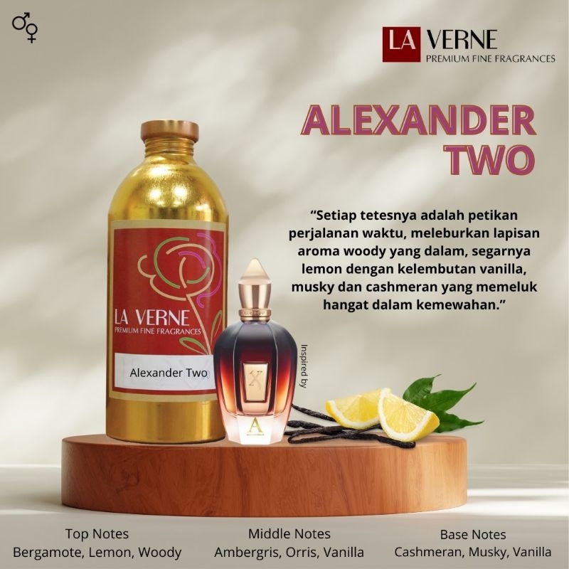 Jual ALEXANDER TWO _ Alexandria 11 Xerjoff 5,40 $ 25,60 $ 47,30 ...