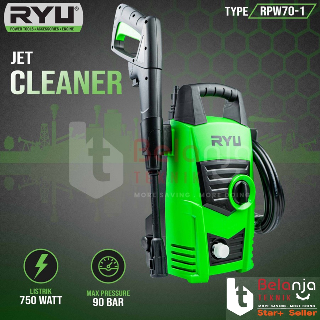 Jual RYU Mesin Jet Cleaner RPW 70 1 Alat Cuci Steam Mobil Motor RPW70 1 ...