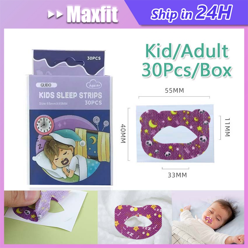 Jual 30Pcs Plester Penutup Mulut Tidur Stiker Tape Mulut Tidur Anti ...