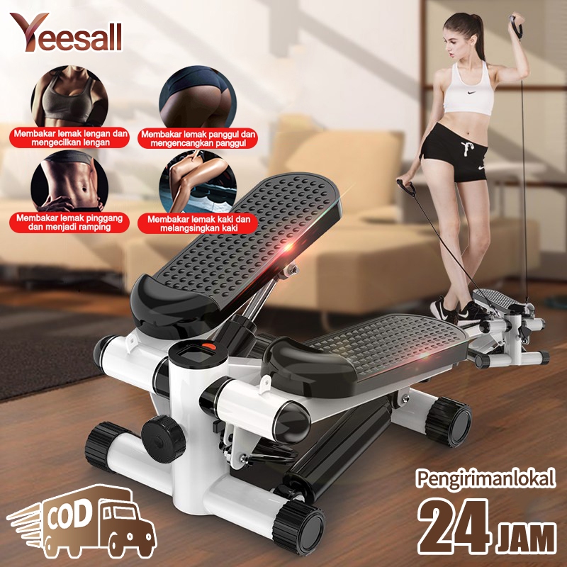 Jual 【COD】Stepper mini peralatan olahraga fitnes / mesin berjalan stepper udara / peralatan ...