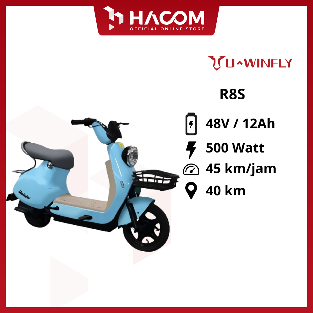 Jual Sepeda Listrik UWINFLY R8S NFC Garansi Resmi | Shopee Indonesia