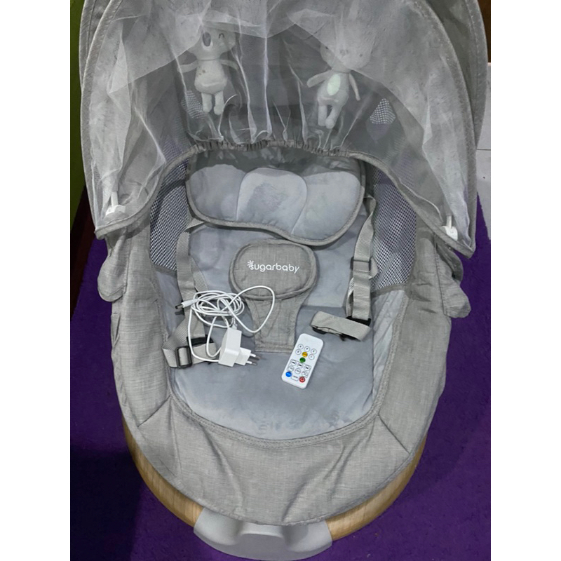 Jual sugarbaby HugMe Automatic baby swing (preloved) | Shopee Indonesia