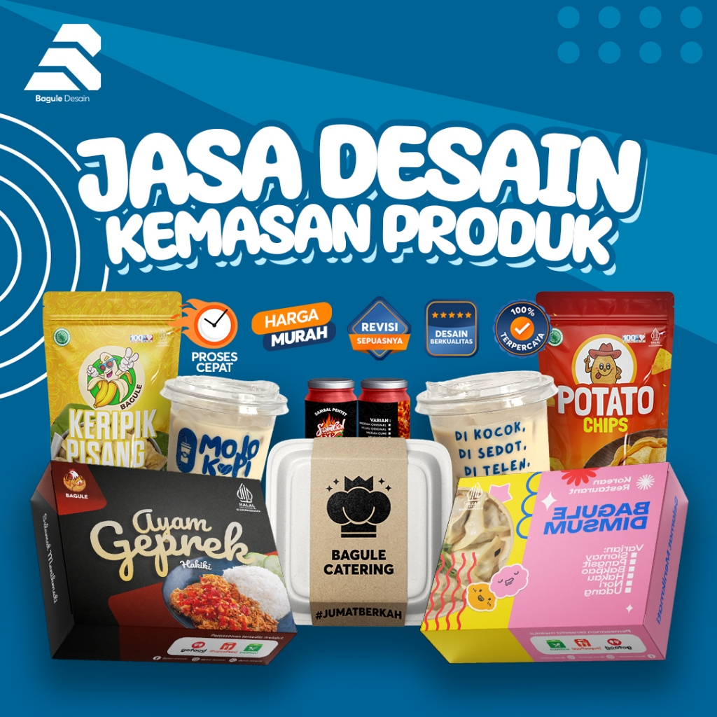Jual JASA DESAIN KEMASAN PACKAGING PRODUK MAKANAN MINUMAN | Shopee ...