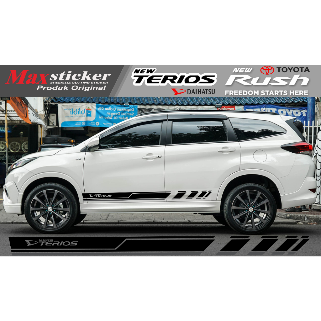 Jual STICKER LIST BODY MOBIL RUSH TERIOS NEW 2018 2019 2020 2021 2022 ...