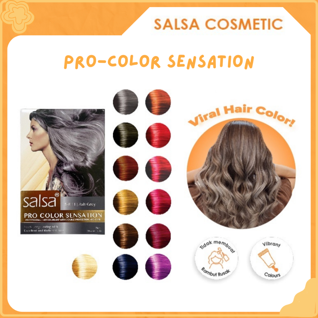Jual Salsa Pro Color Sensation 30g/Long Lasting with Excellent and Radiant Color | Shopee Indonesia